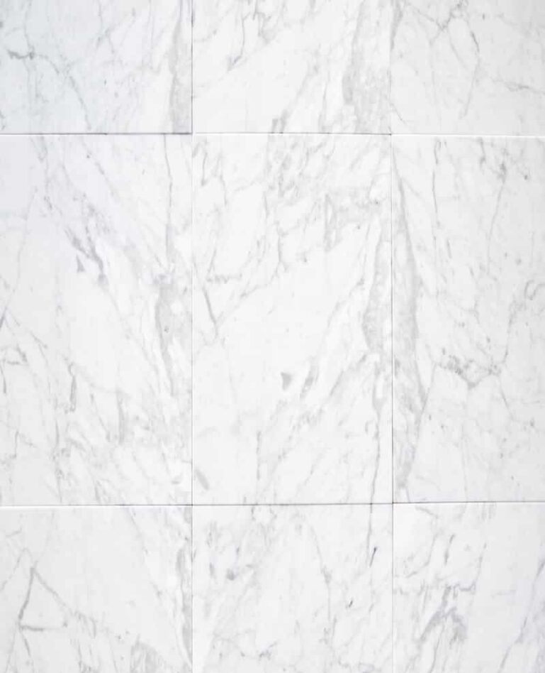 Bianco Carrara Honed Marble - Authentic Stone