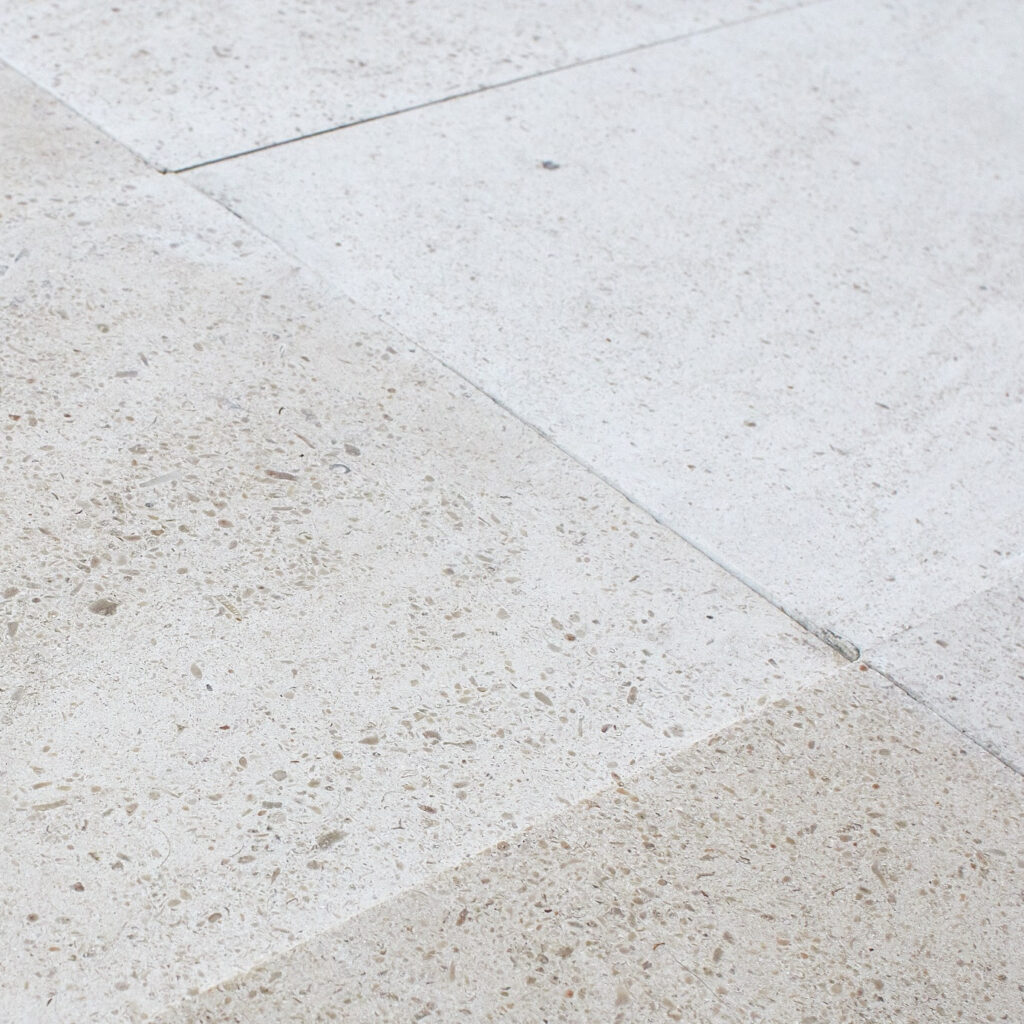 Moleanos Mixed White Honed Limestone - Authentic Stone