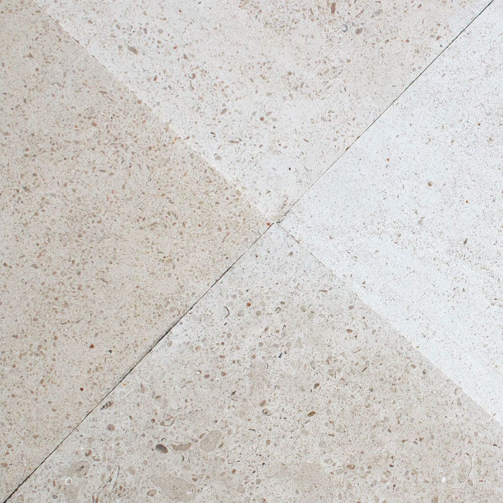 Moleanos Mixed White Honed Limestone - Authentic Stone