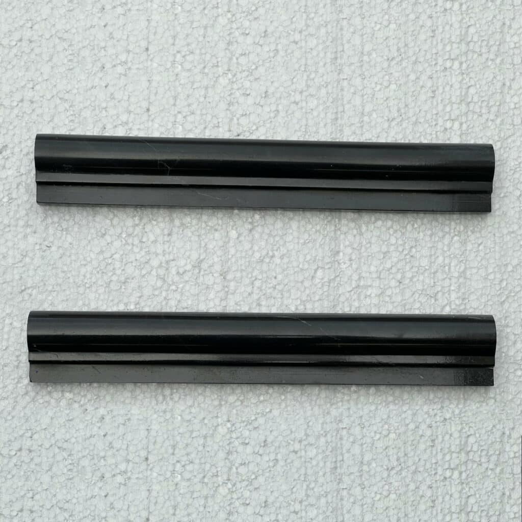 Nero Marquina Polished Marble Dado Rail - Authentic Stone